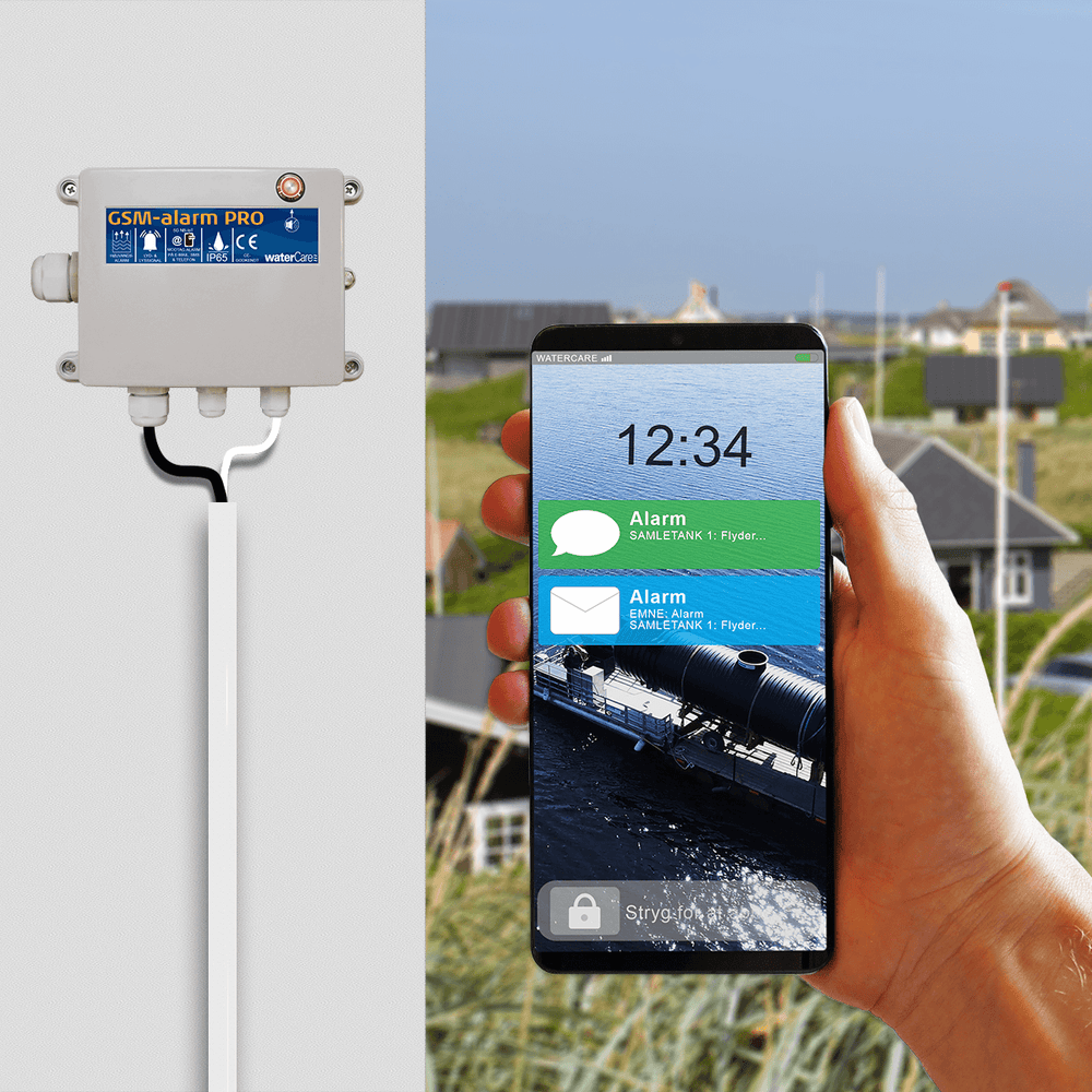 GSM high-level alarm PRO: High-level alarm with SMS/call alerts | CE marked